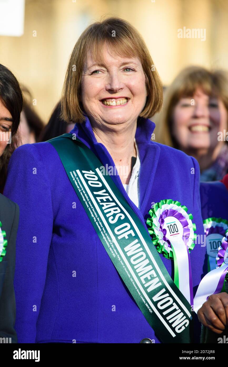 Harriet Harman MP pictured as female members of the Shadow Cabinet and ...
