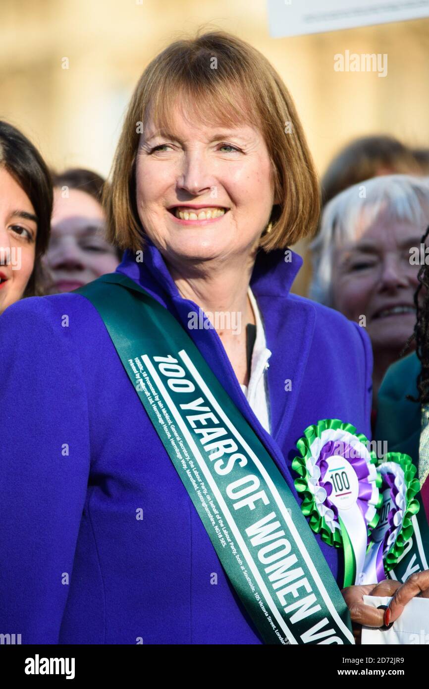 Harriet Harman MP pictured as female members of the Shadow Cabinet and ...