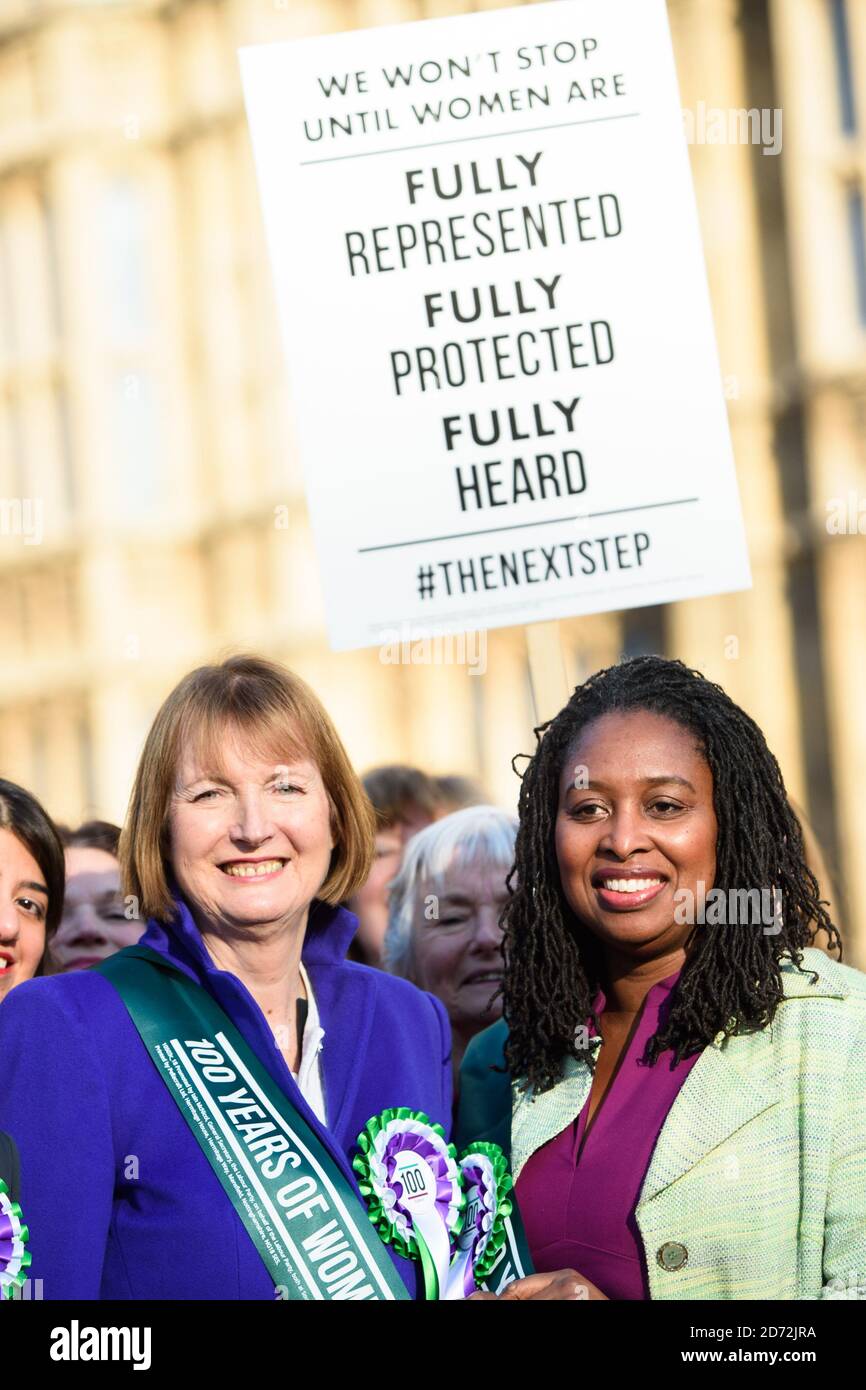 Harriet Harman MP pictured as female members of the Shadow Cabinet and ...