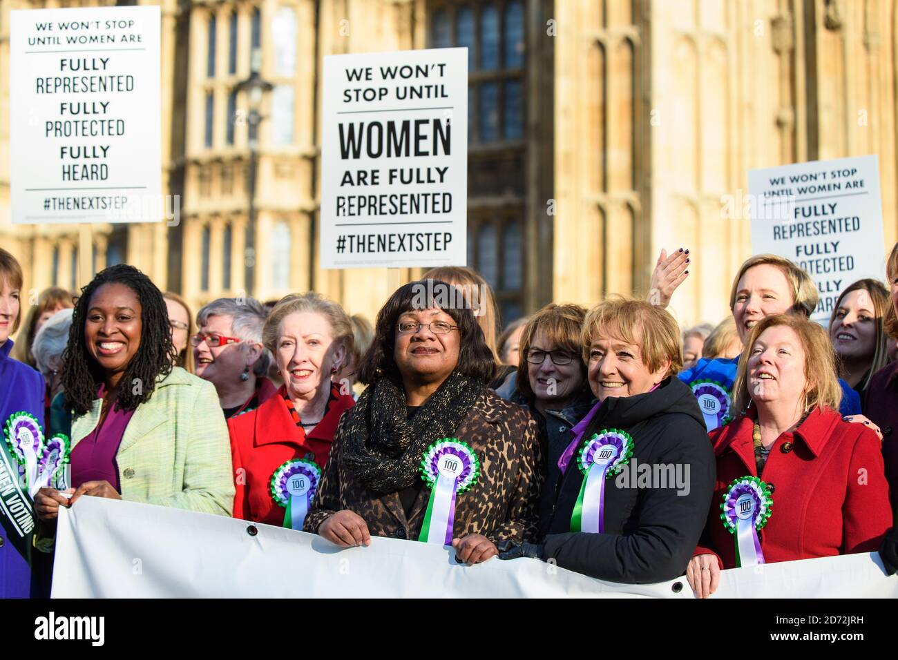 Diane Abbott pictured as female members of the Shadow Cabinet and ...