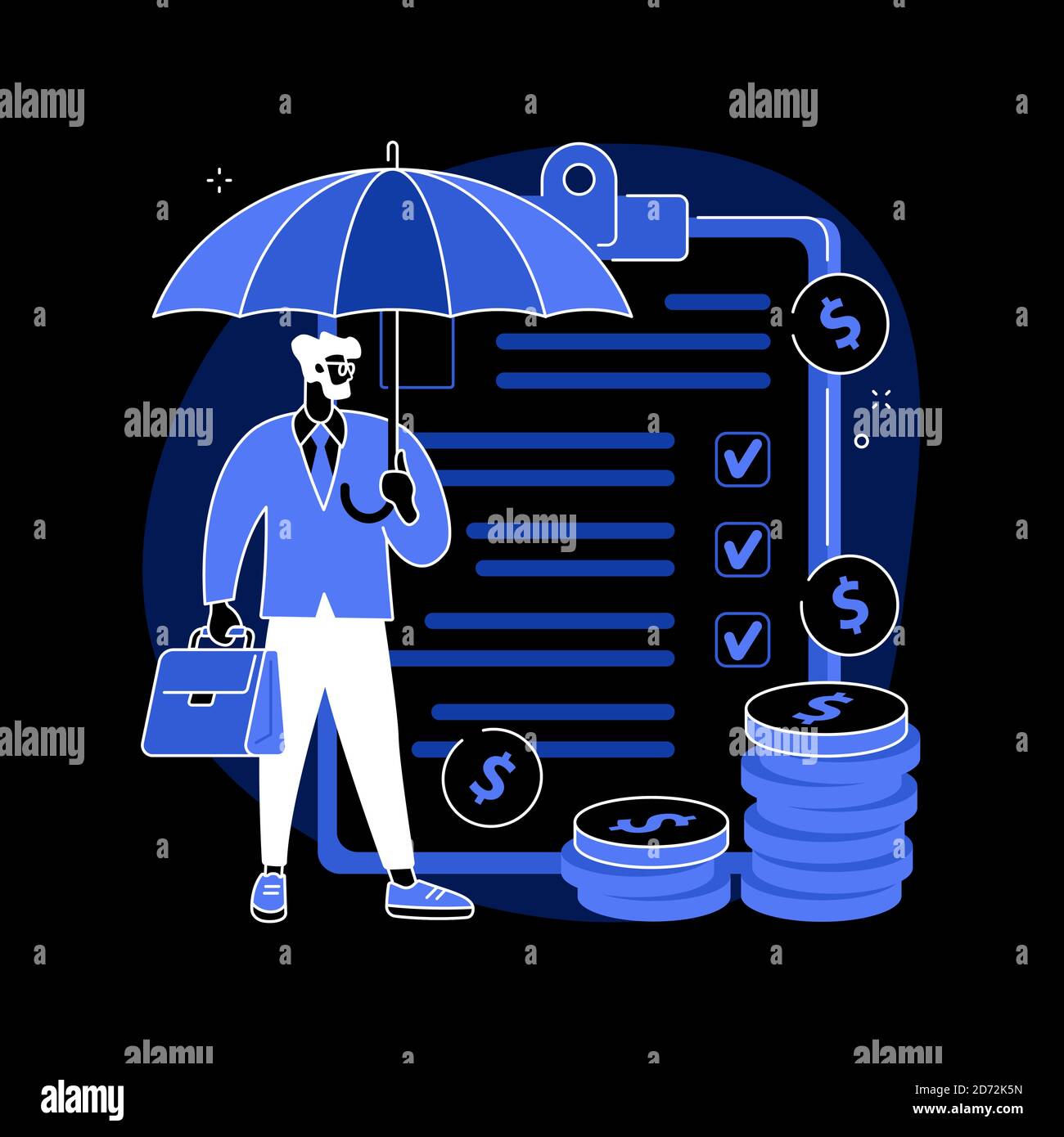 Insurance claim support Stock Vector Images - Alamy