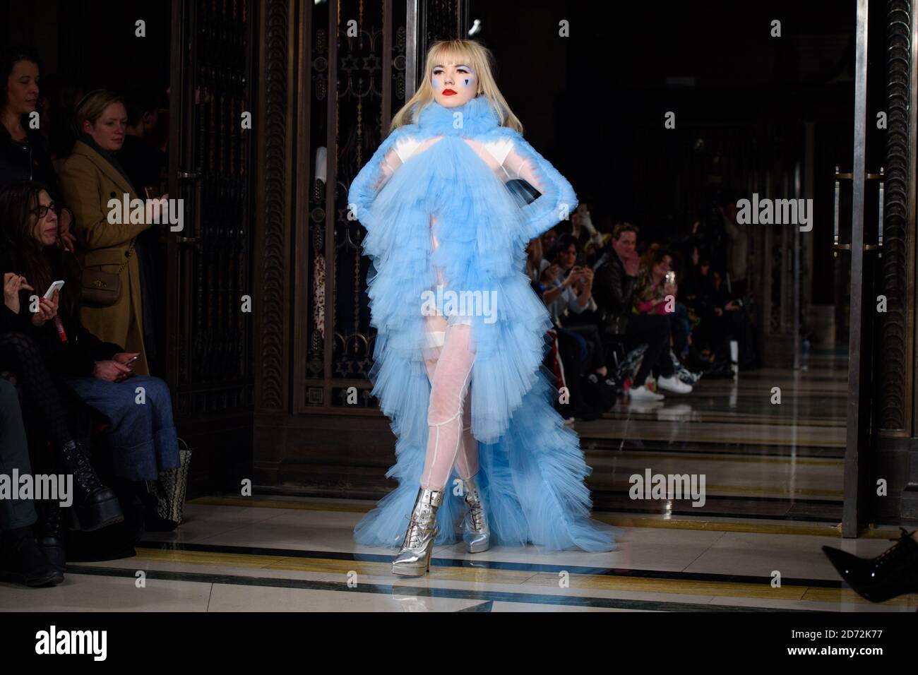 Ellie Ray Winstone on the catwalk during the Pam Hogg London Fashion ...