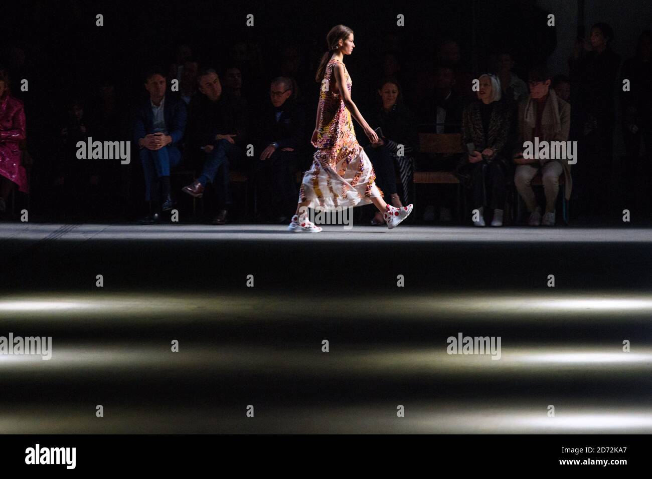 Burberry model catwalk 2018 hi-res stock photography and images - Alamy
