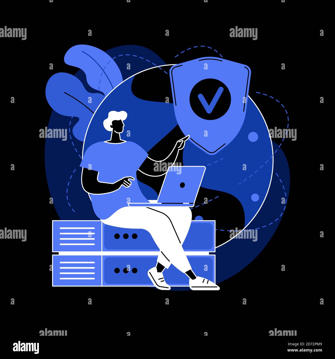 Proxy server abstract concept vector illustration Stock Vector Image ...