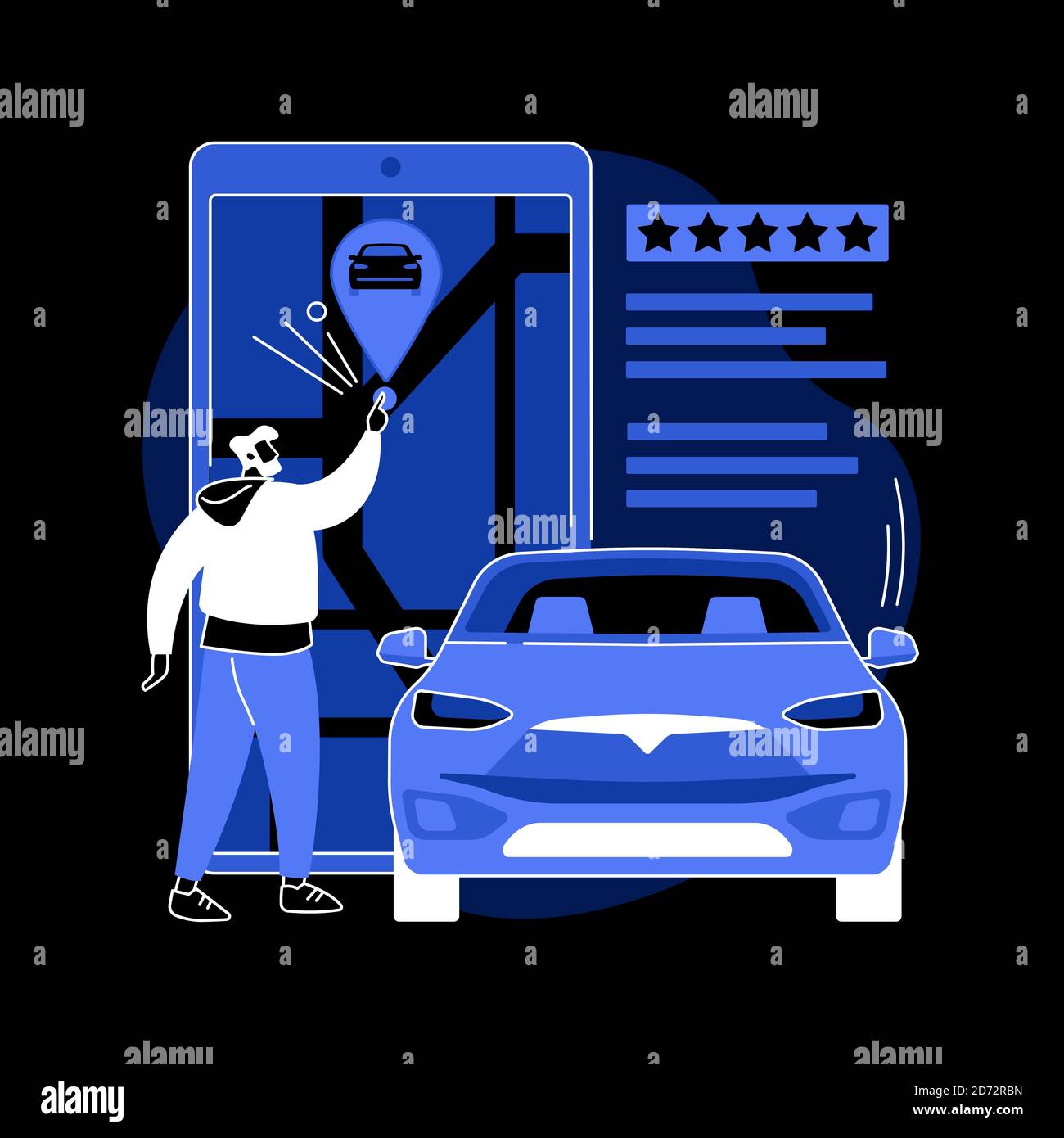 City car share electric Stock Vector Images - Alamy