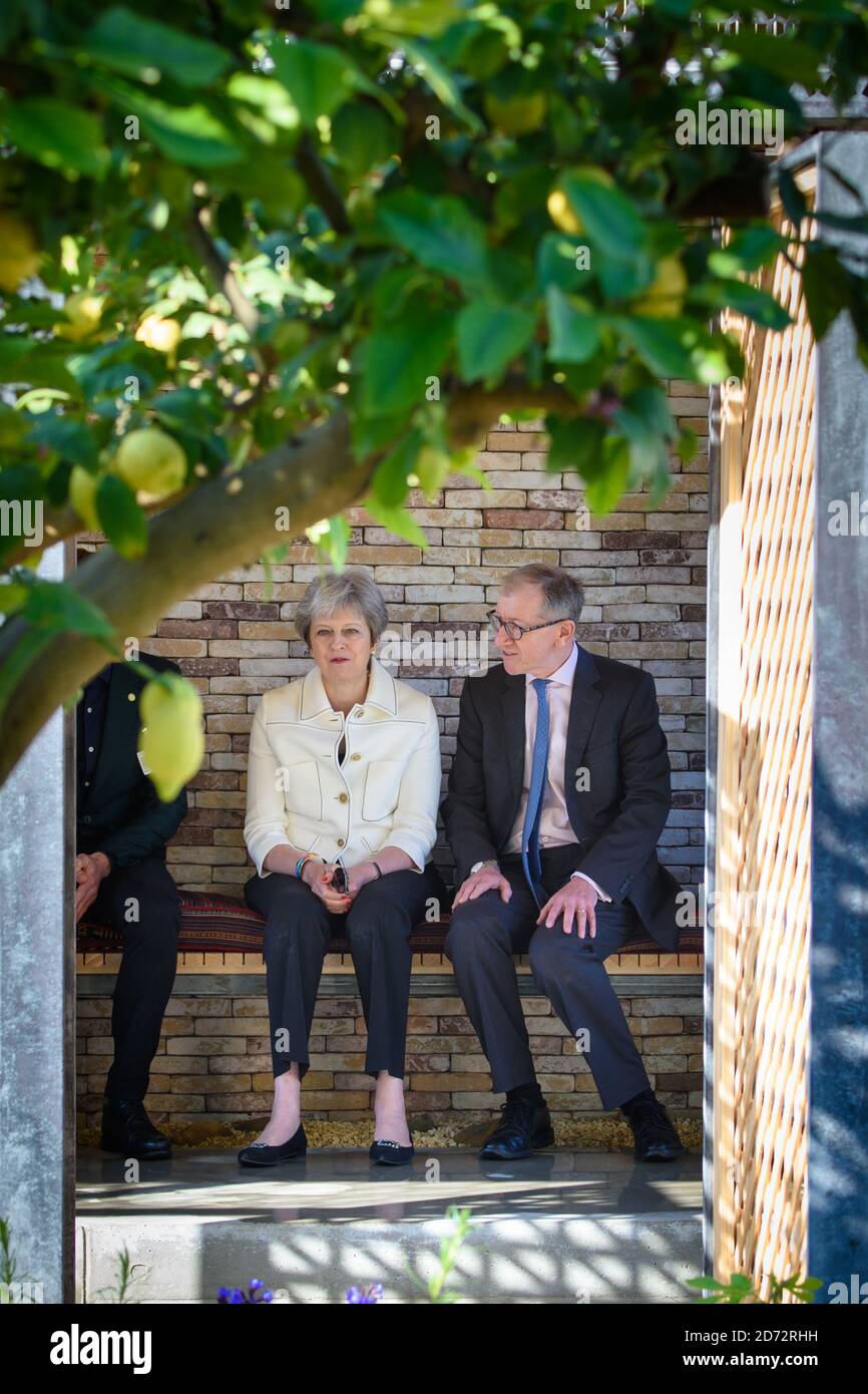 Prime Minister Theresa May and husband Philip the Lemon Tree Trust ...