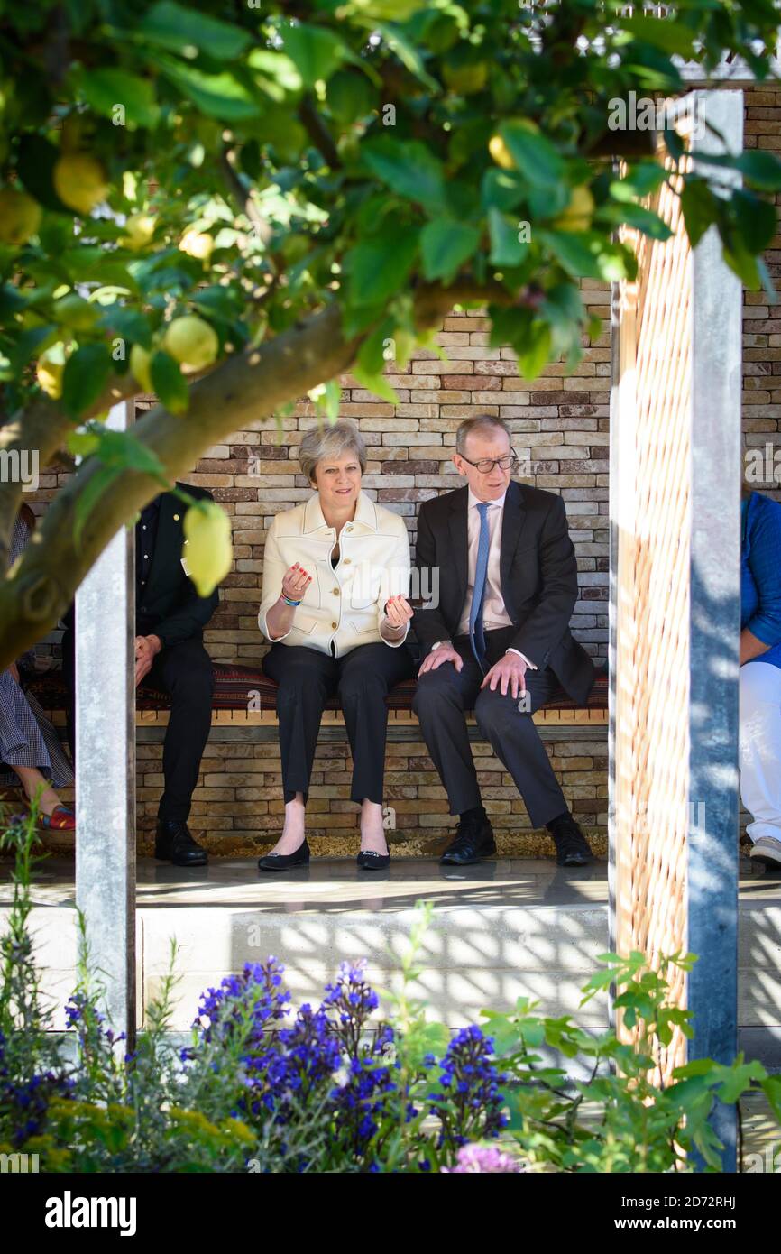 Prime Minister Theresa May and husband Philip the Lemon Tree Trust ...