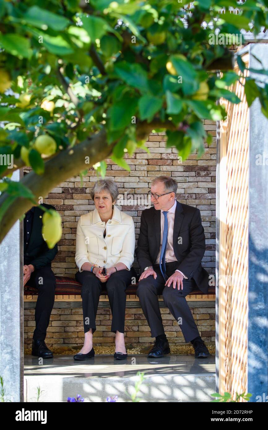 Prime Minister Theresa May and husband Philip the Lemon Tree Trust ...
