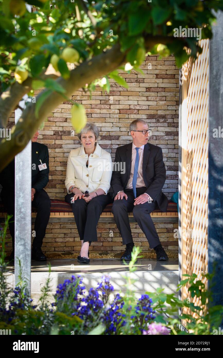 Prime Minister Theresa May and husband Philip the Lemon Tree Trust ...