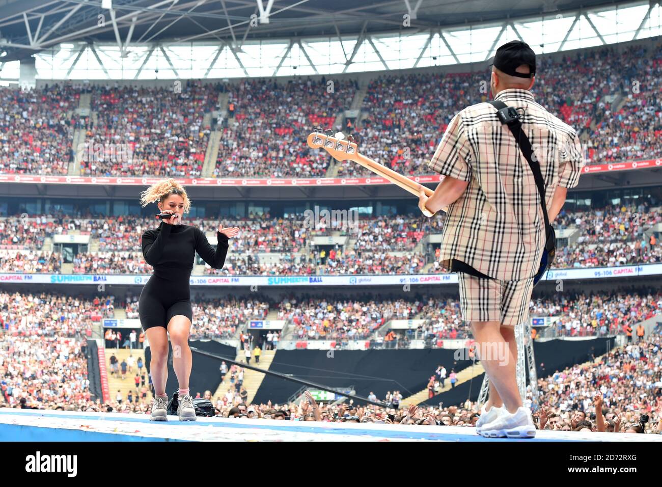Raye and Jax Jones during Capital's Summertime Ball with Vodafone at ...