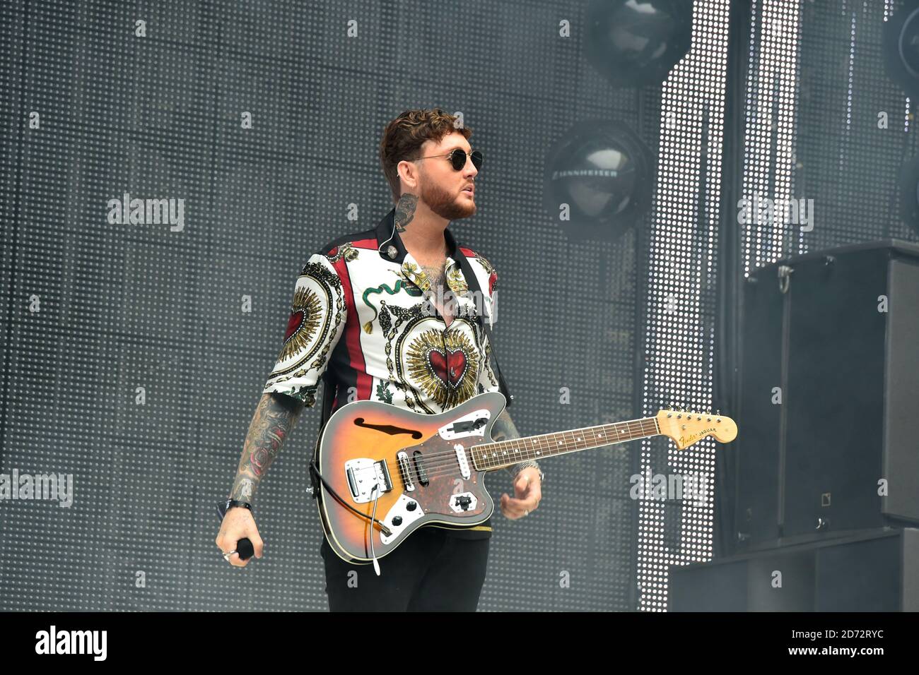 James Arthur during Capital's Summertime Ball with Vodafone at Wembley ...
