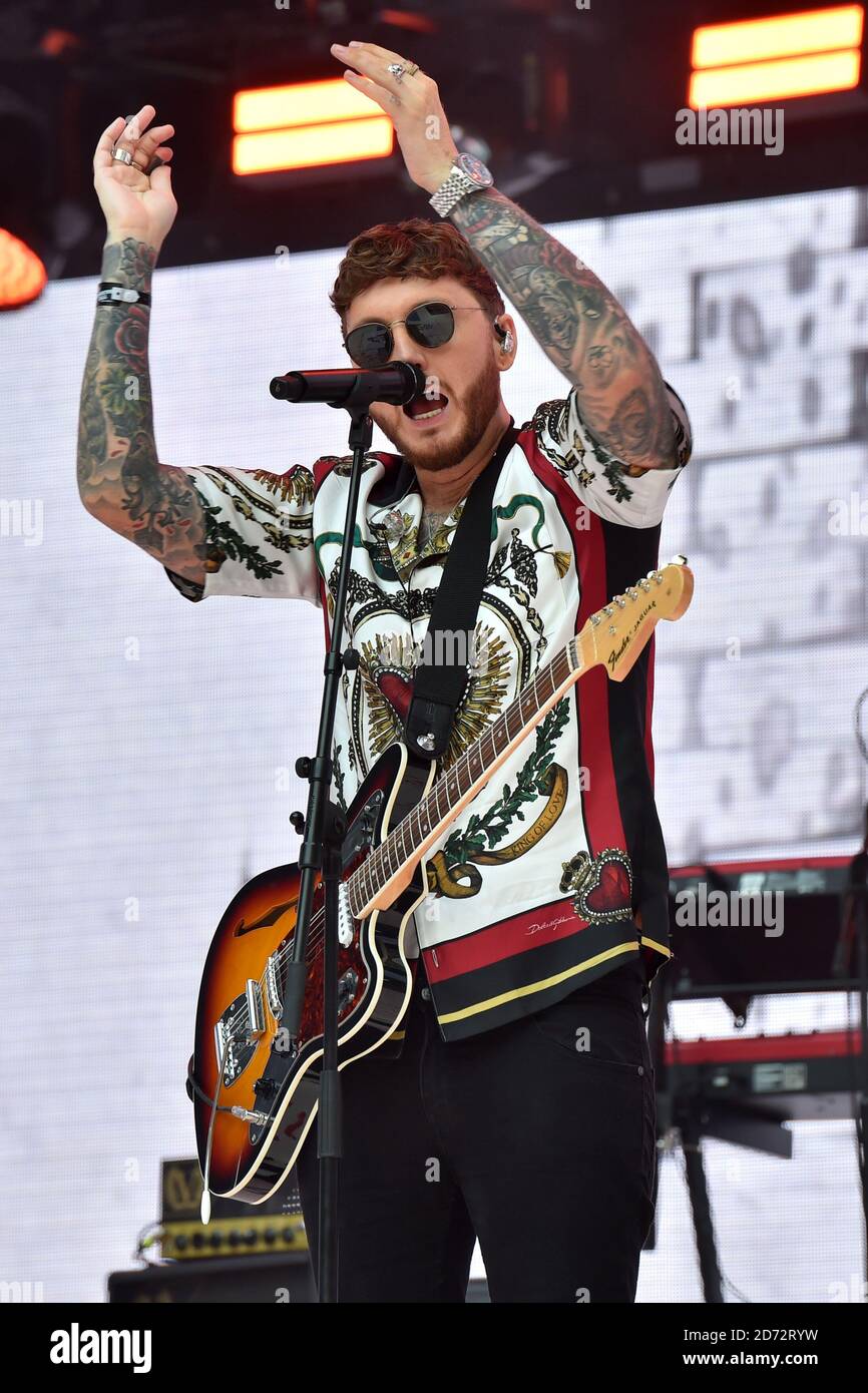 James Arthur Performs On Stage High Resolution Stock Photography and ...