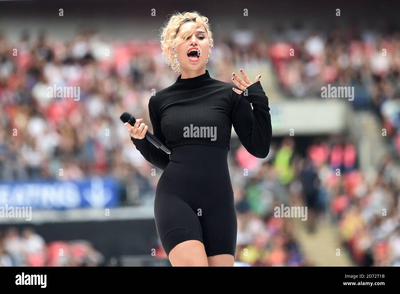 Raye during Capital's Summertime Ball with Vodafone at Wembley Stadium ...