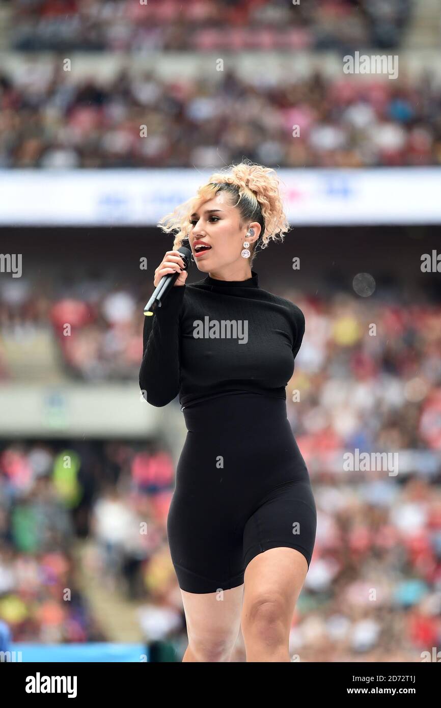 Raye during Capital's Summertime Ball with Vodafone at Wembley Stadium ...