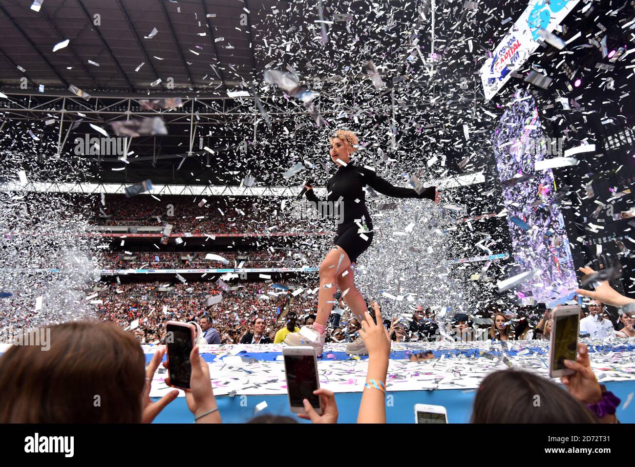 Raye during Capital's Summertime Ball with Vodafone at Wembley Stadium ...