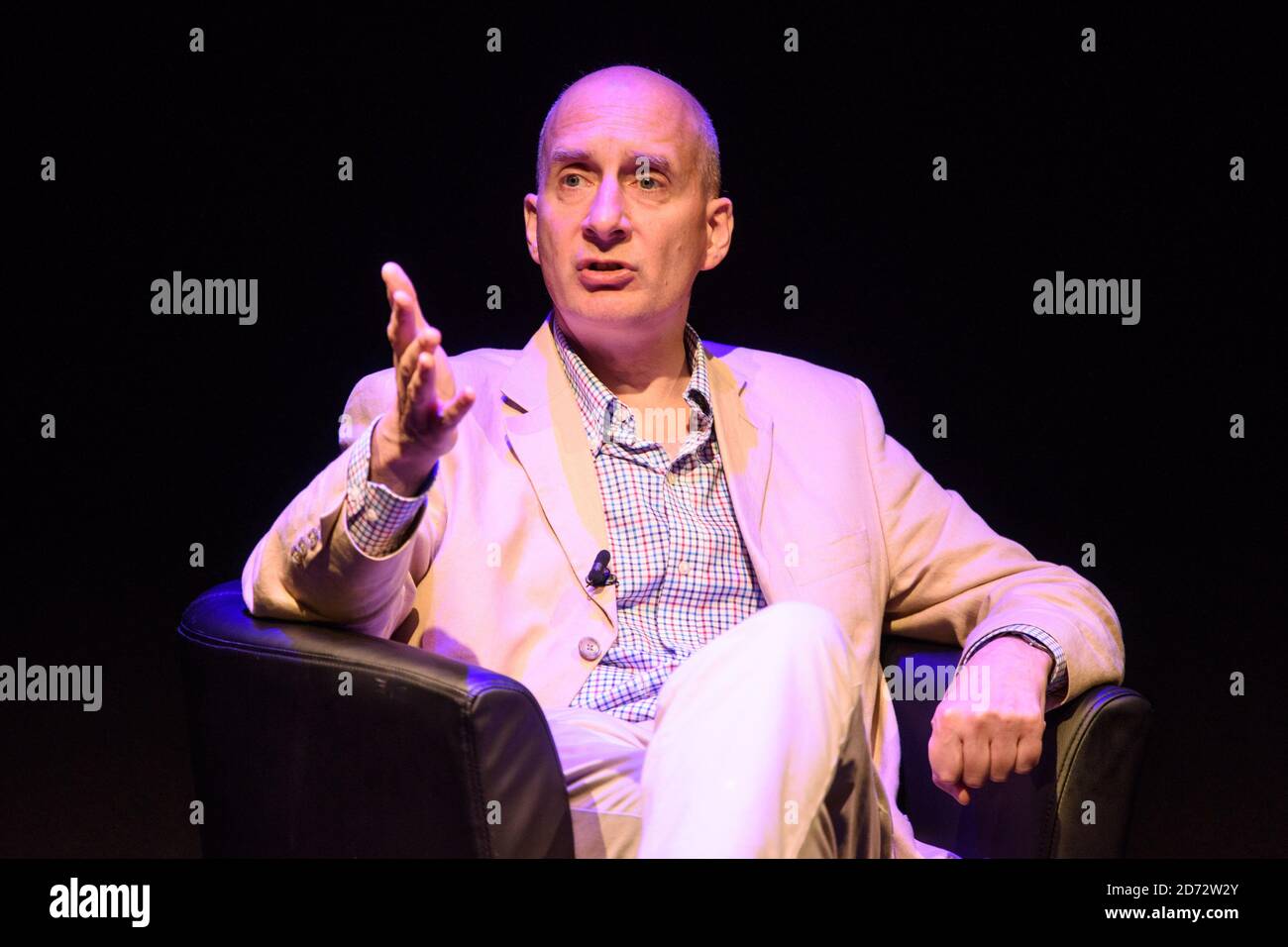 Andrew Adonis speaks during the Politics Festival, at King's Place in ...