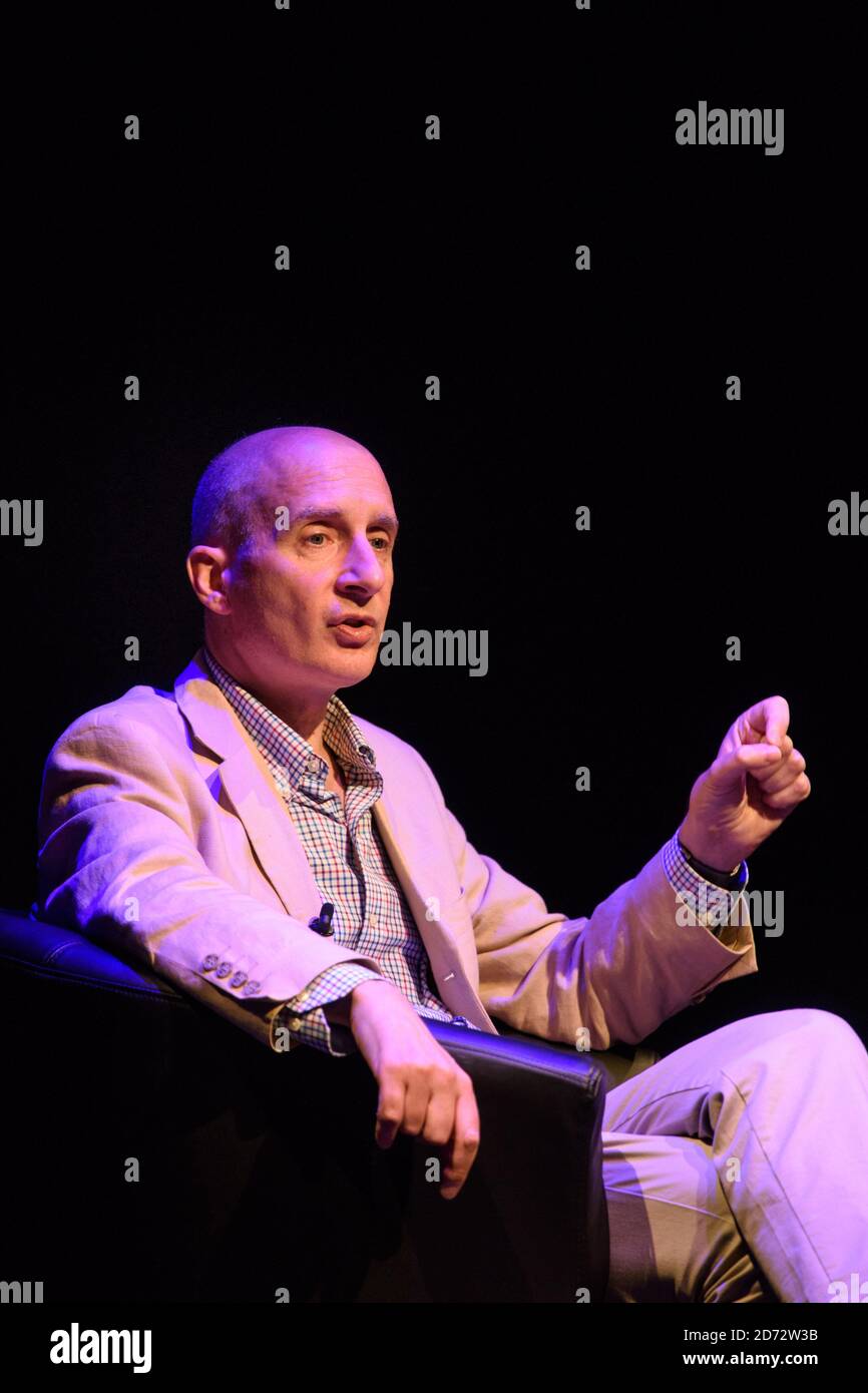 Andrew Adonis speaks during the Politics Festival, at King's Place in ...