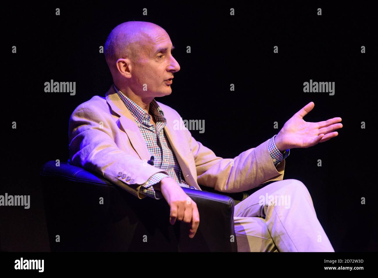 Andrew Adonis speaks during the Politics Festival, at King's Place in ...