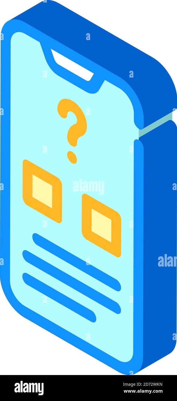 electronic voting isometric icon vector illustration sign Stock Vector ...