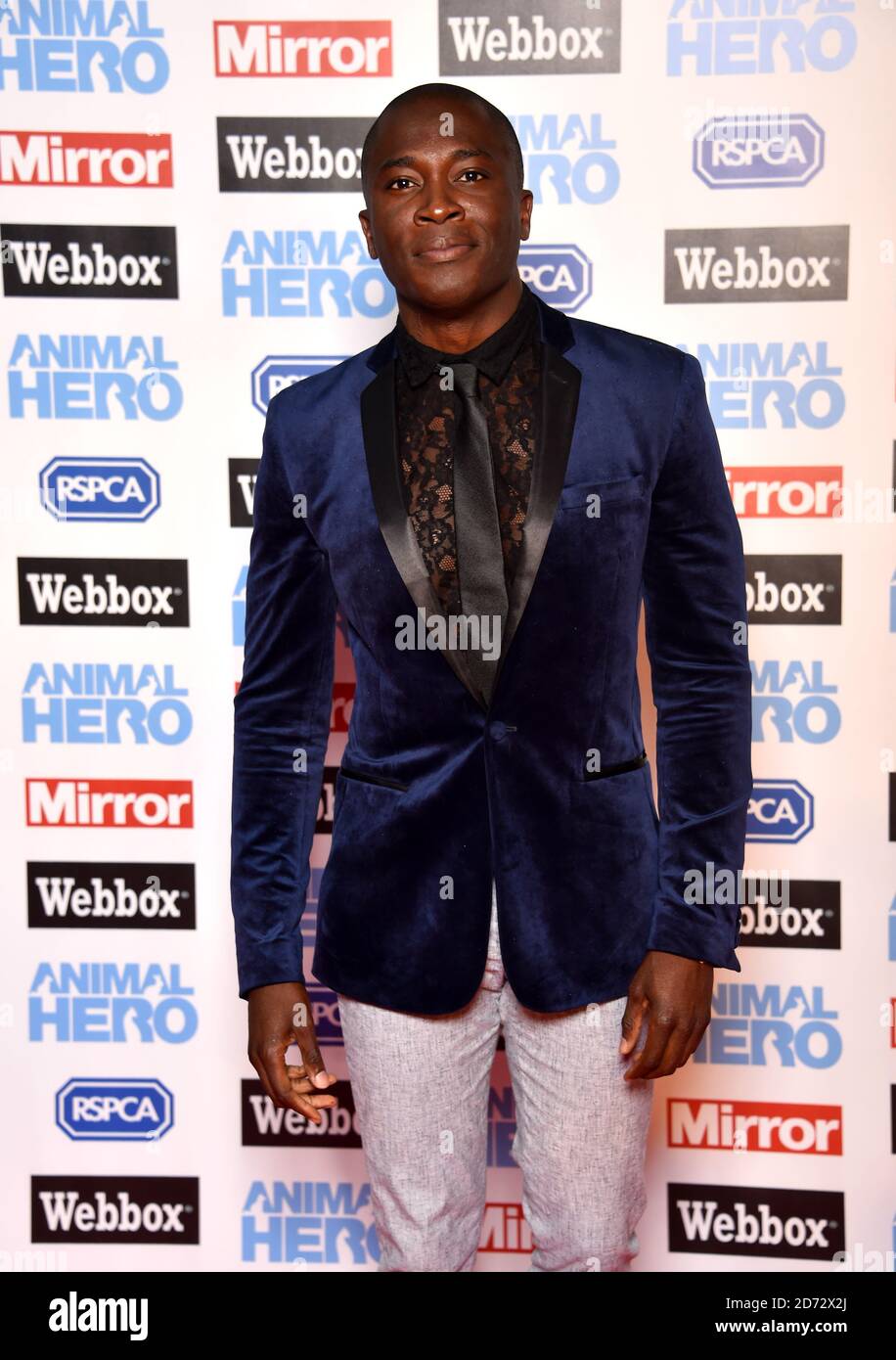 Patrick Aryee attending the Animal Hero Awards held at the Grosvenor ...