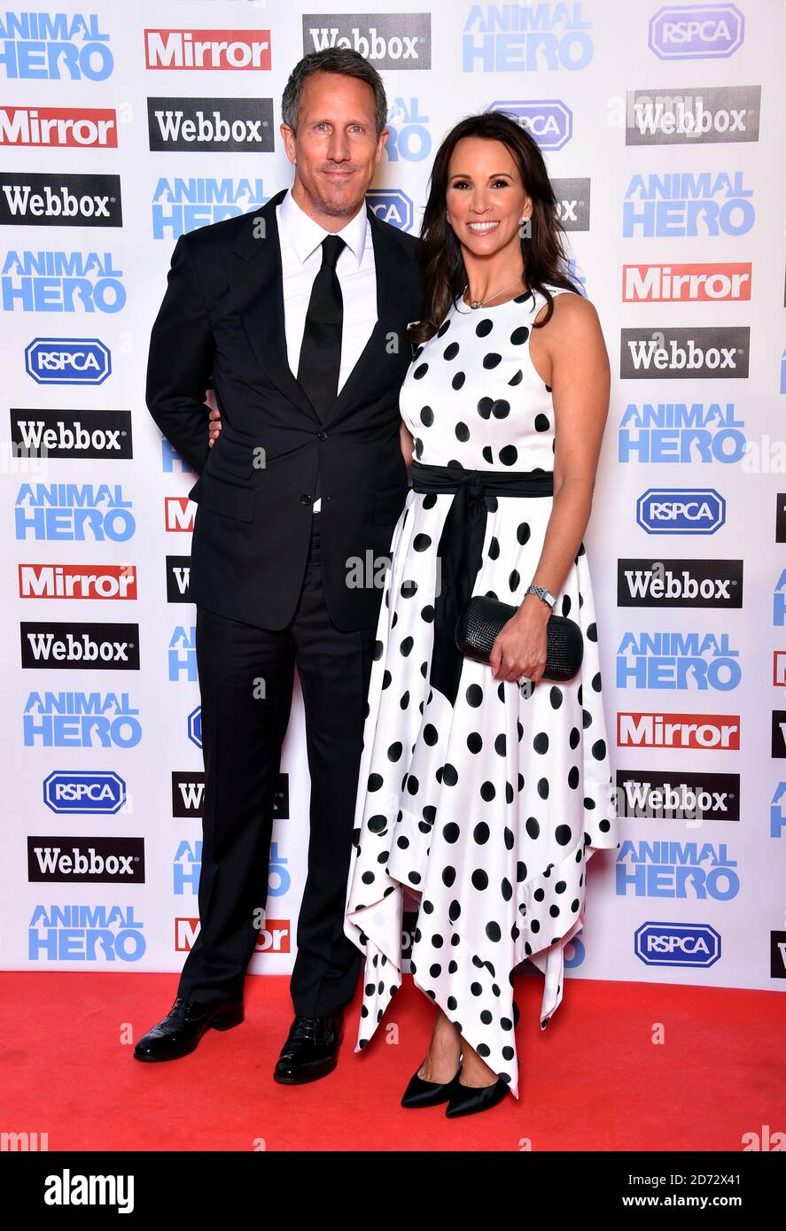 Andrea McLean and Nick Feeney attending the Animal Hero Awards held at ...