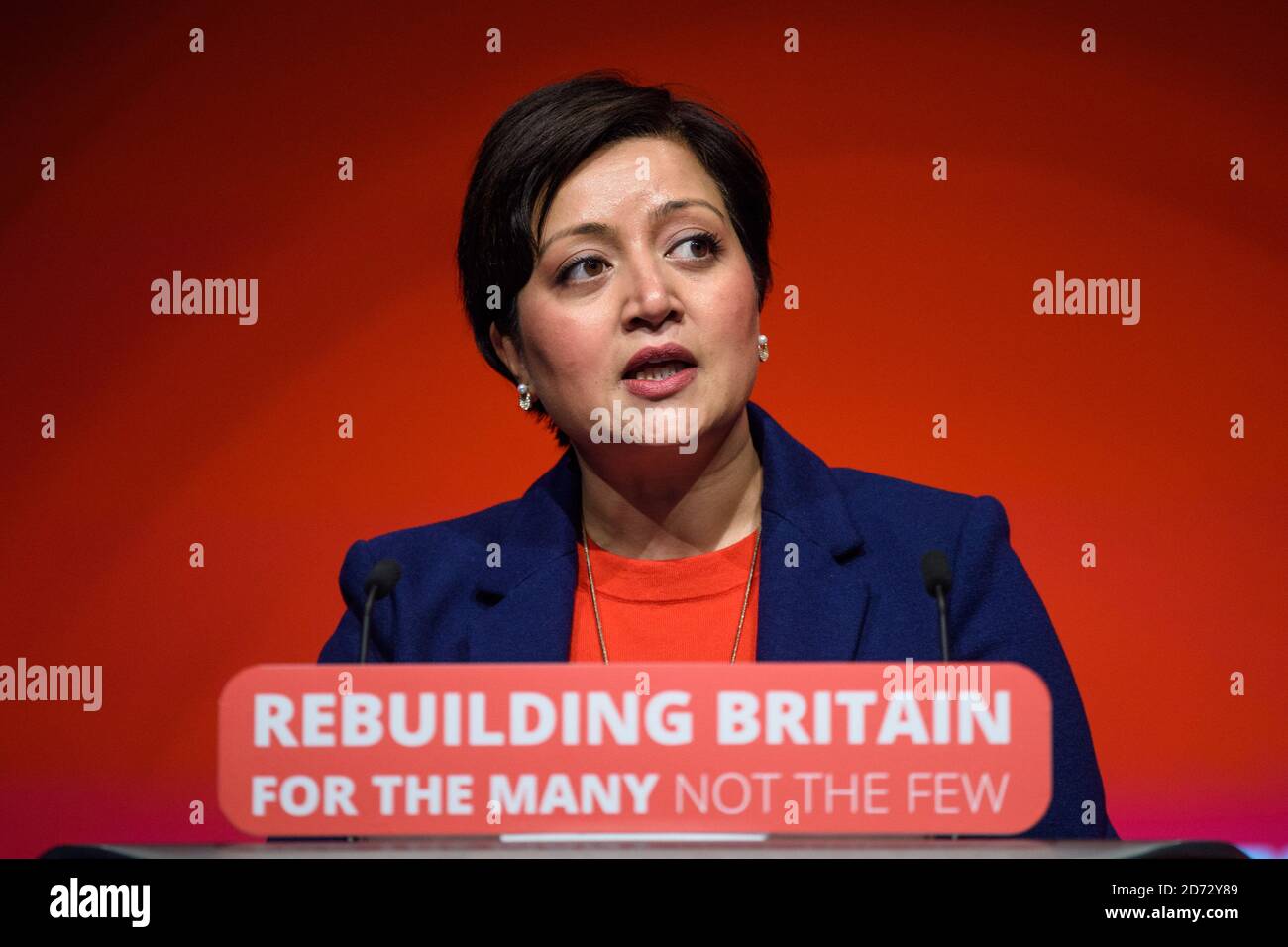 Mayor of Newham Rokhsana Fiaz speaks during the Labour Party annual ...