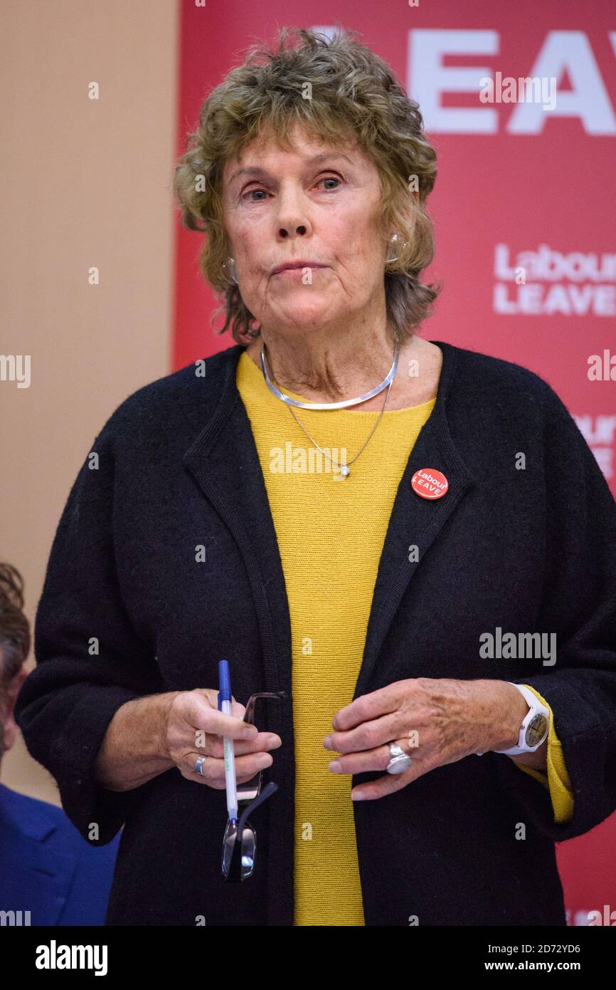 Kate Hoey pictured during a Labour Leave fringe event, during the ...