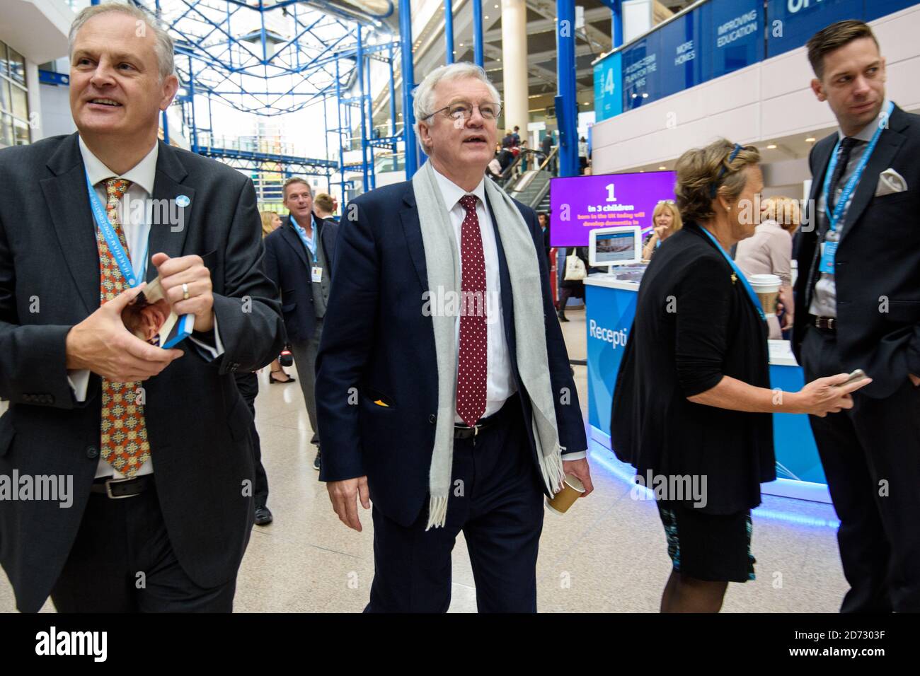 David Davis MP during the Conservative Party annual conference, at the ...