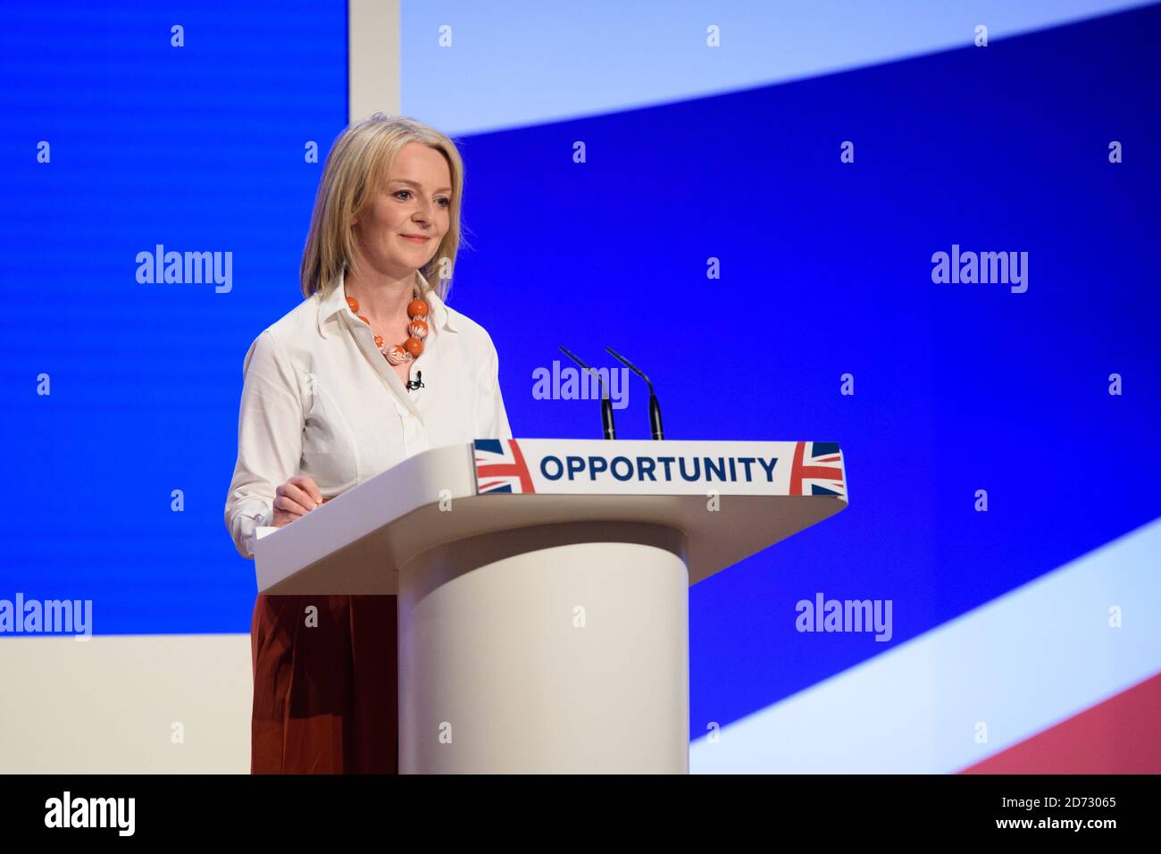 Liz truss birmingham tory party hi-res stock photography and images - Alamy