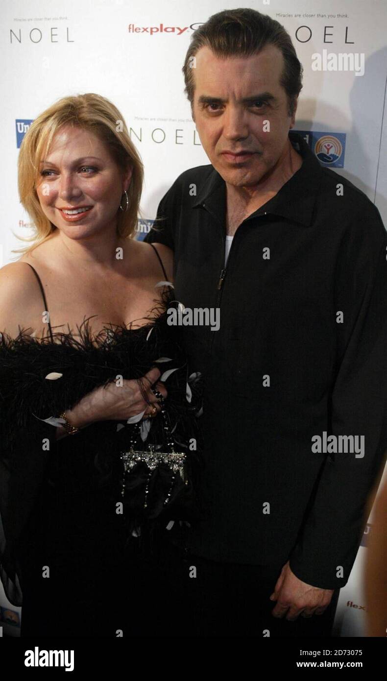 Chaz Palminteri and wife arrive to the screening of his new movie Noel ...