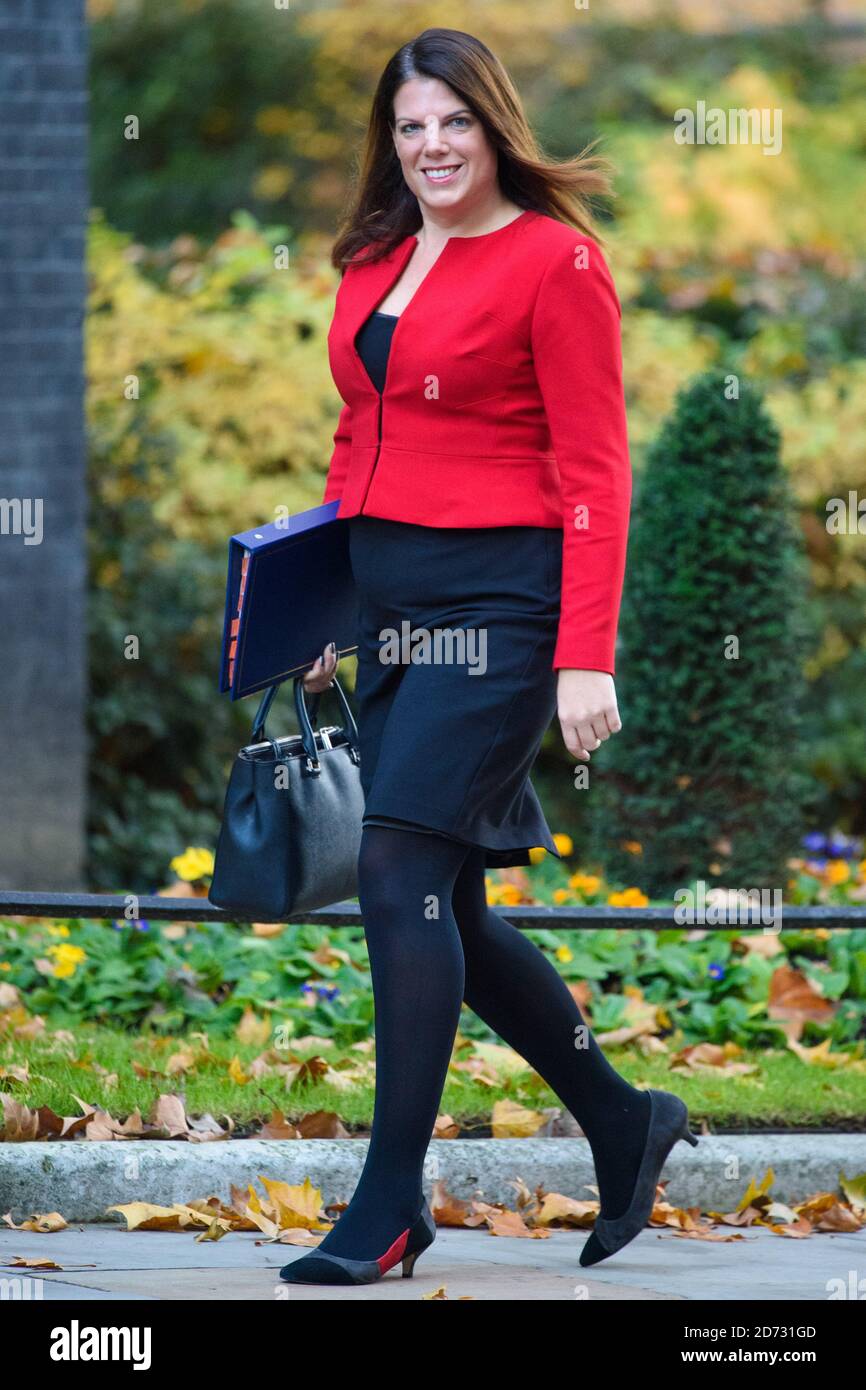 Immigration Minister Caroline Nokes arrives in Downing Street, London ...