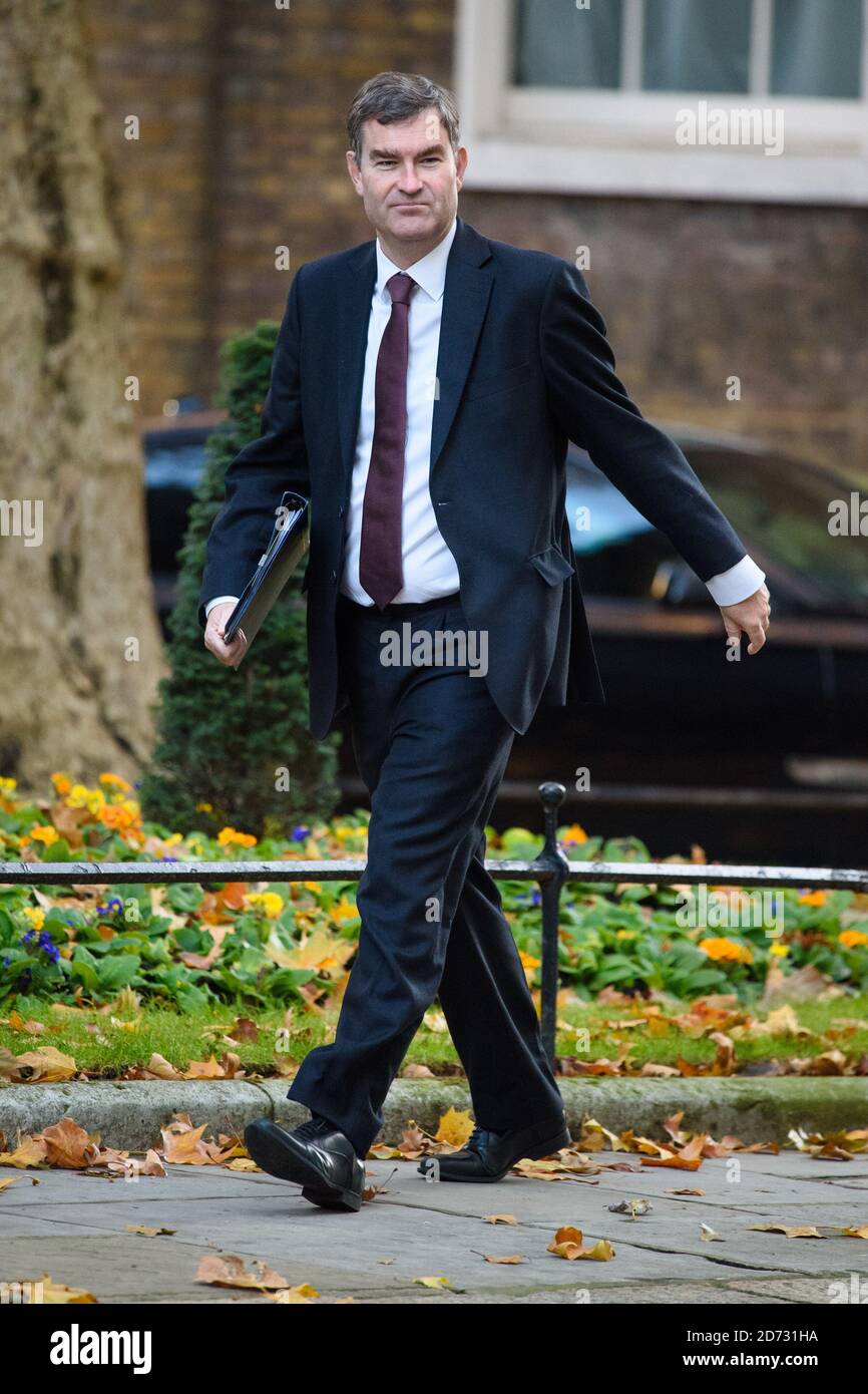 Justice secretary david gauke arrives in downing street hi-res stock ...