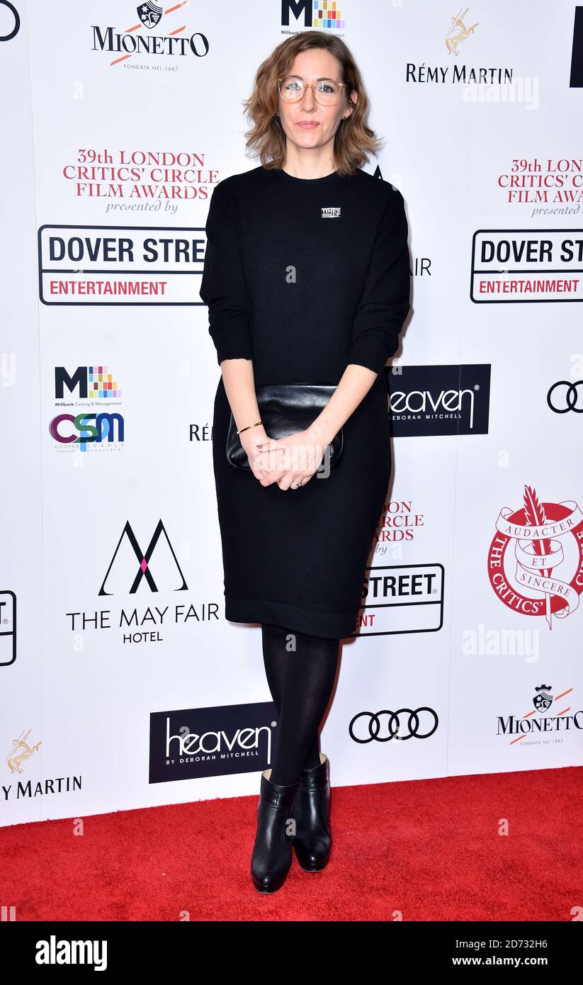 Fiona Crombie attending the 39th London Critics' Circle Film awards at ...