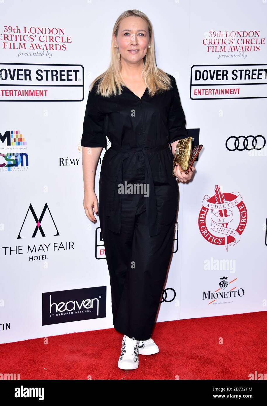 Deborah Haywood attending the 39th London Critics' Circle Film awards ...