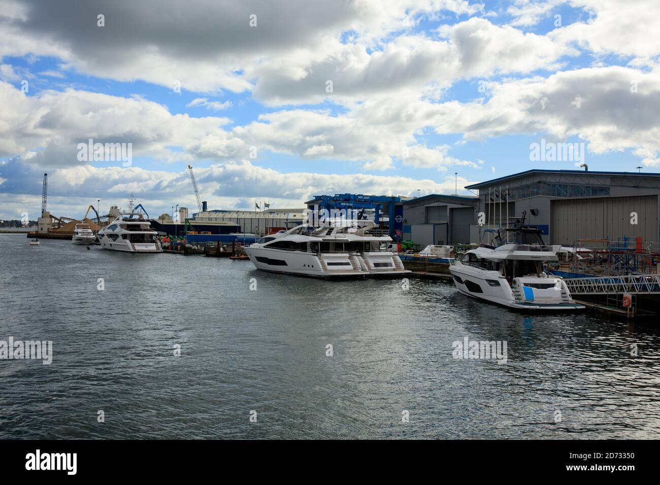 Sunseeker Factory, Poole, Dorset Stock Photo - Alamy