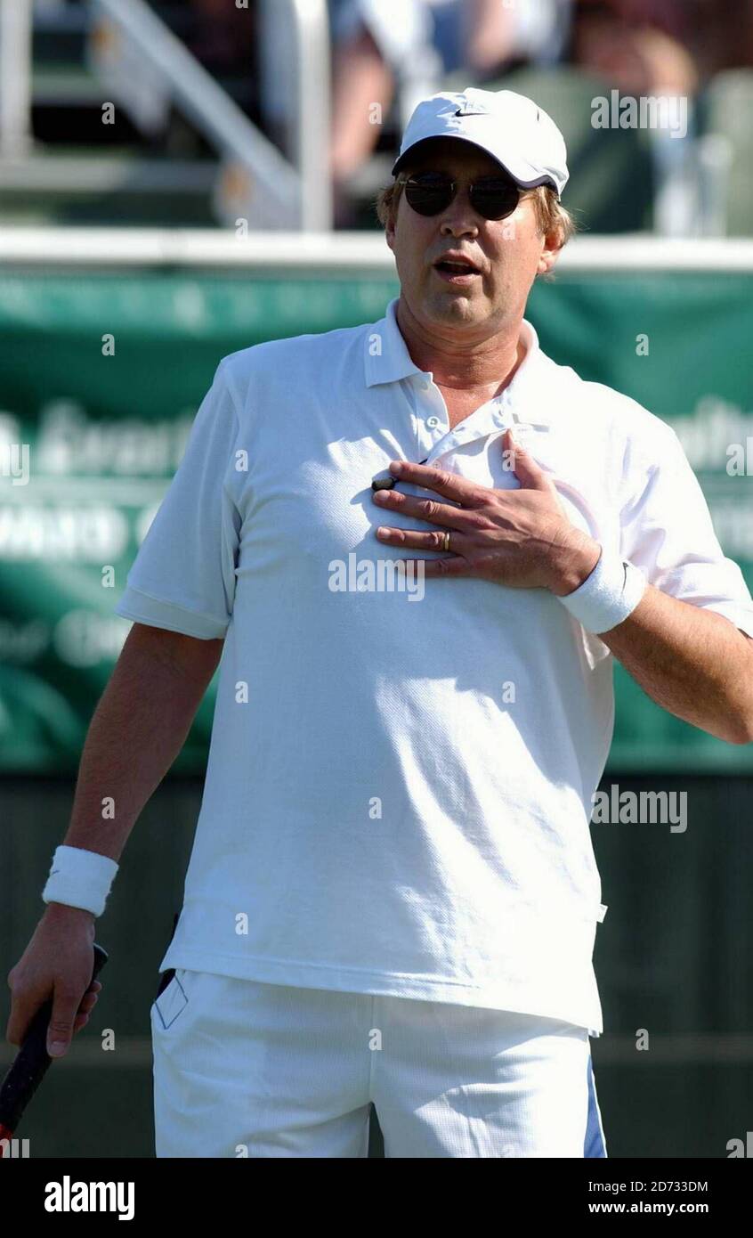 Chevy Chase at the Chris Evert Pro Celebrity Tennis Classic held at the ...