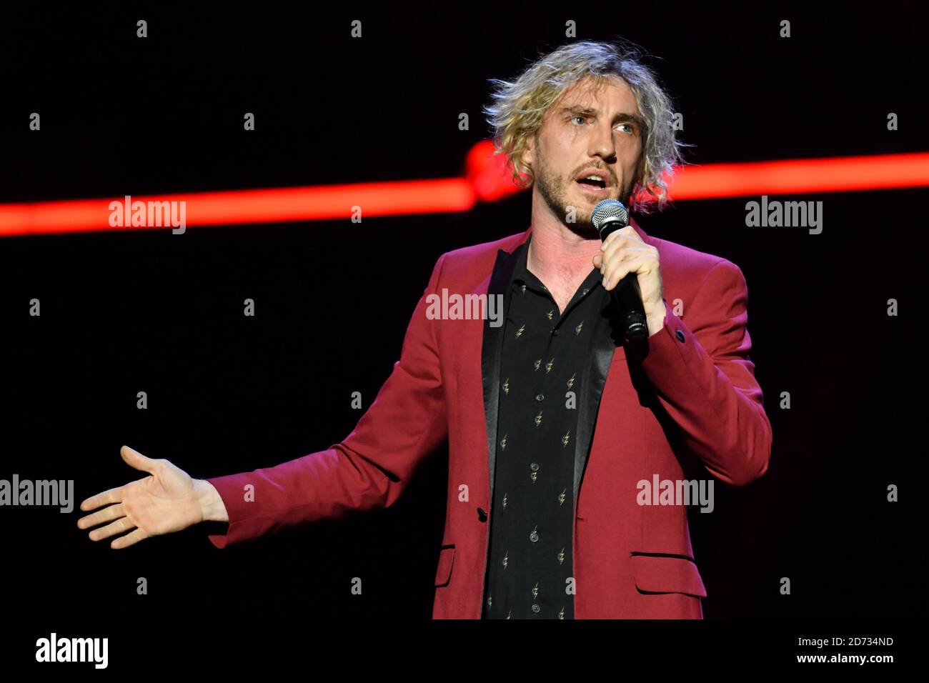 Seann Walsh performing during the Teenage Cancer Trust comedy night, at ...