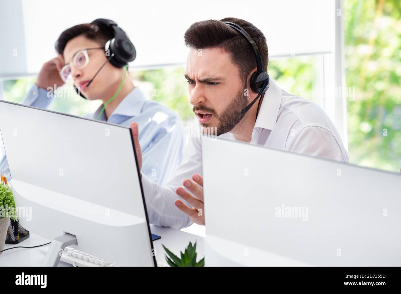 Dealing with client computer hi-res stock photography and images - Alamy