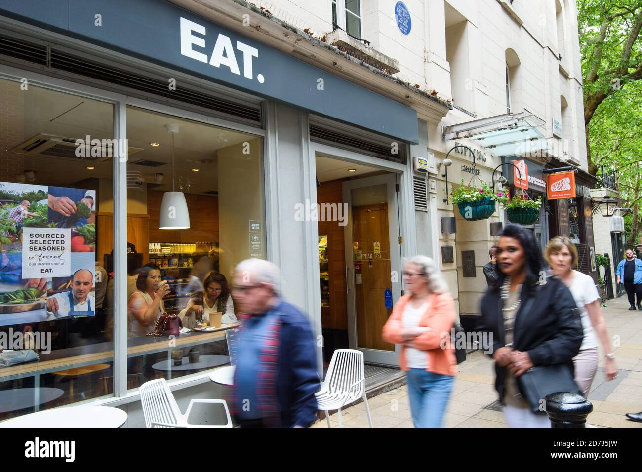 General view of an EAT branch in Villiers Street, London. Picture date ...