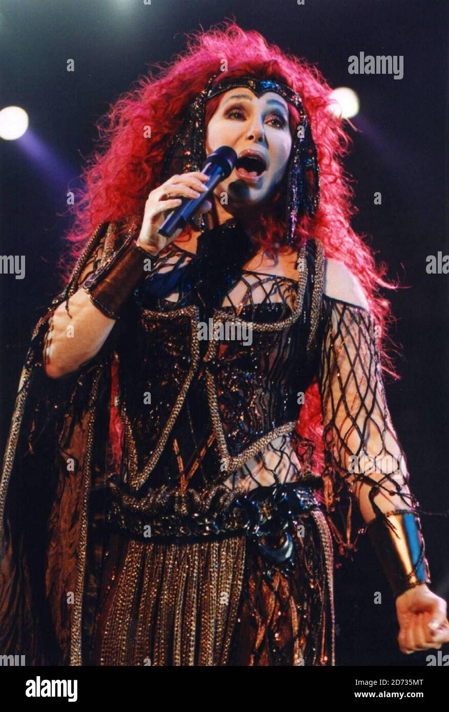 Cher in concert at the Miami National Car Rental Ctr 11/17/99 [[sah ...