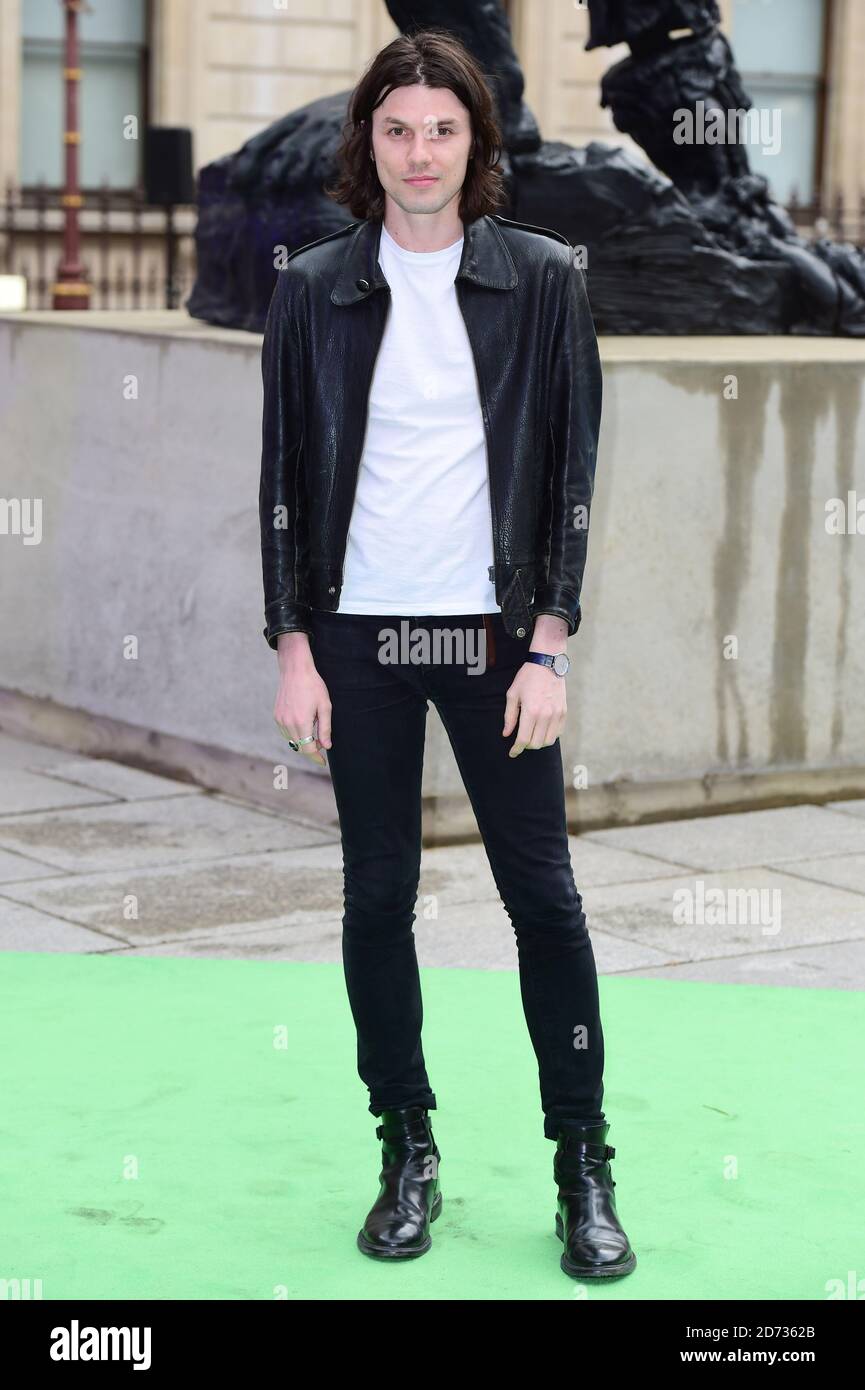 James Bay arriving for Royal Academy of Arts Summer Exhibition Preview ...