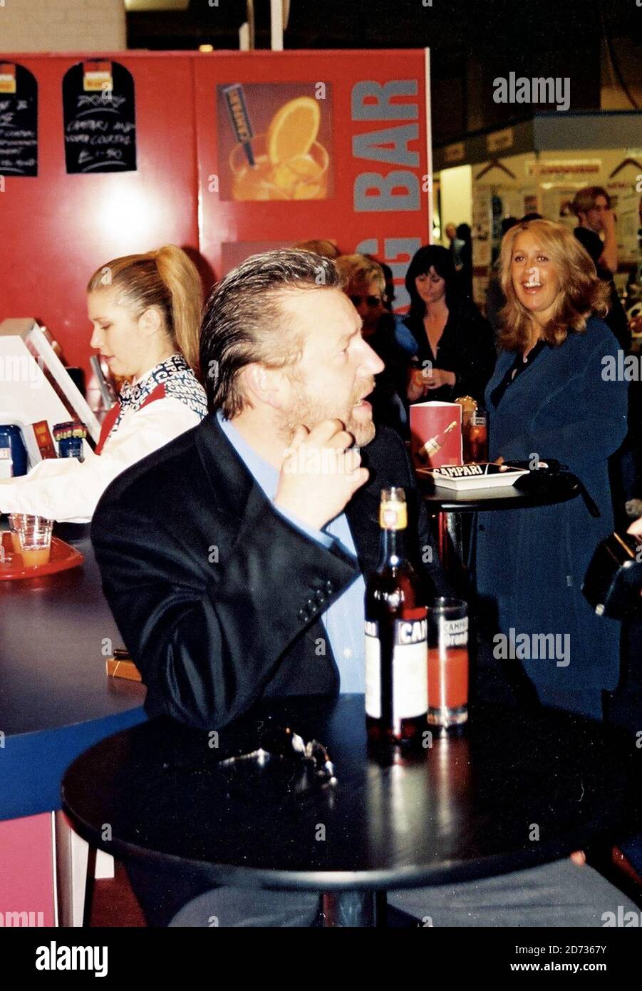 Exclusive!! UK Bad boy Ray Winstone knocks back a few Campari's in ...