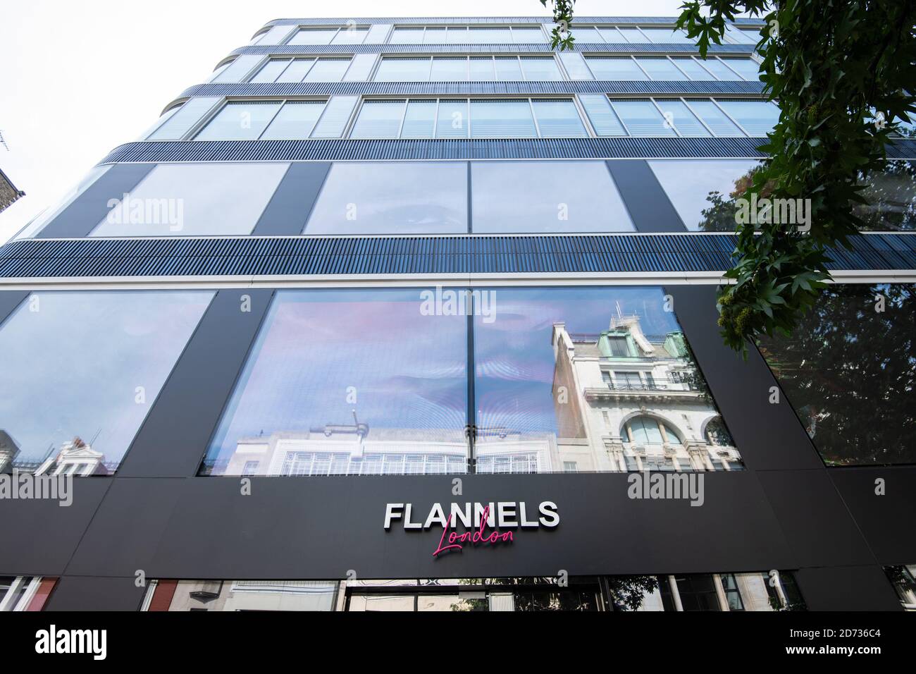 General view of a Flannels branch in Oxford Street, London. The chain ...