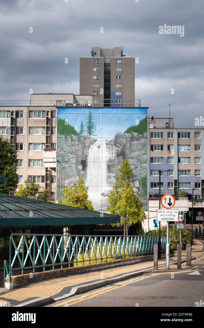 General view of the Broadwater Farm Estate in Tottenham, north London ...