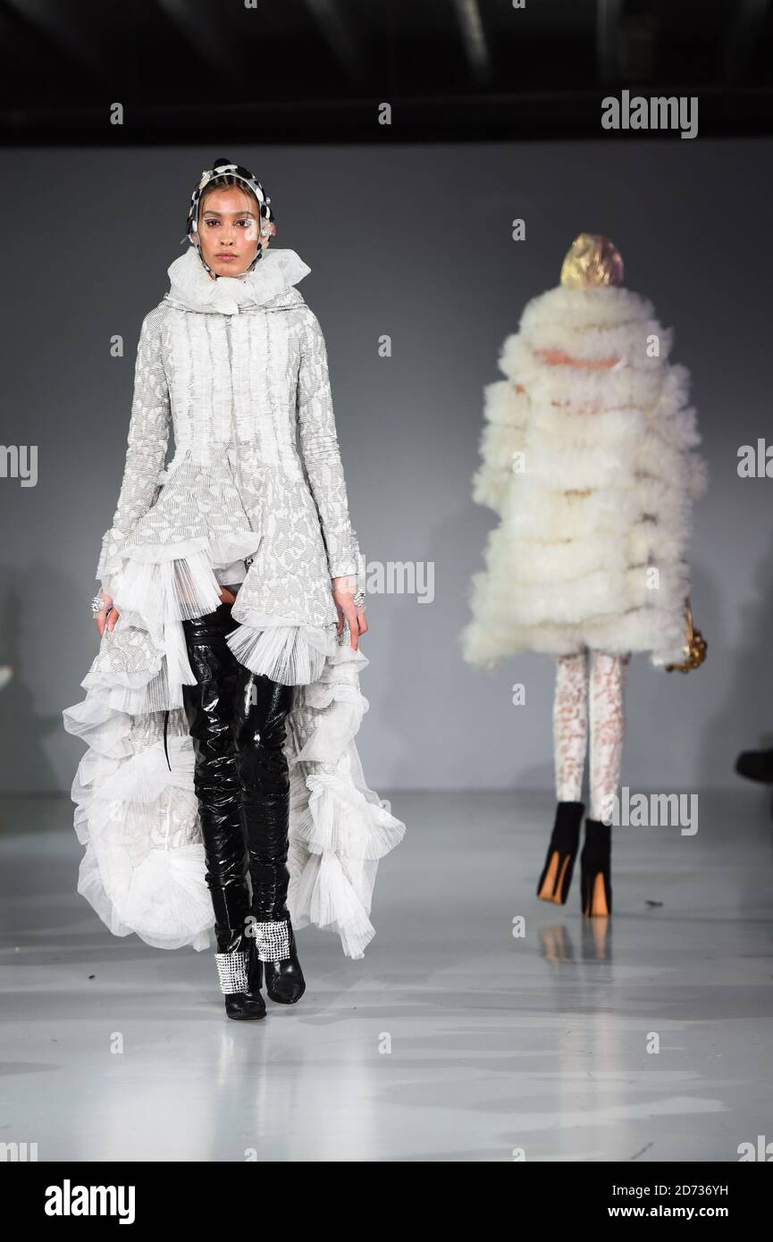 A model on the I Love Four Seasons catwalk show during Spring/Summer ...