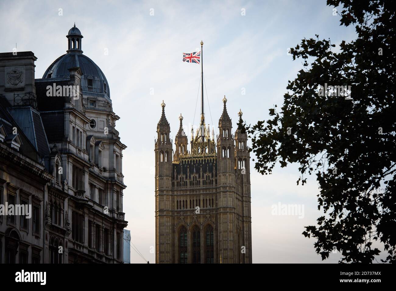 General view of the House of Commons, which is sitting on a Saturday ...