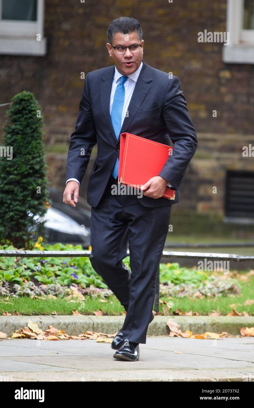 International Development Secretary Alok Sharma arriving for a Cabinet ...