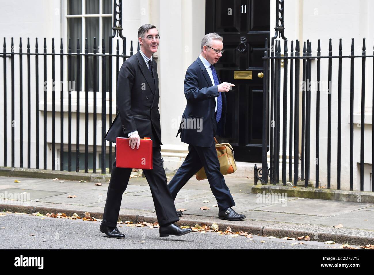 Leader of the House of Commons Jacob Rees-Mogg (left) and Chancellor of ...