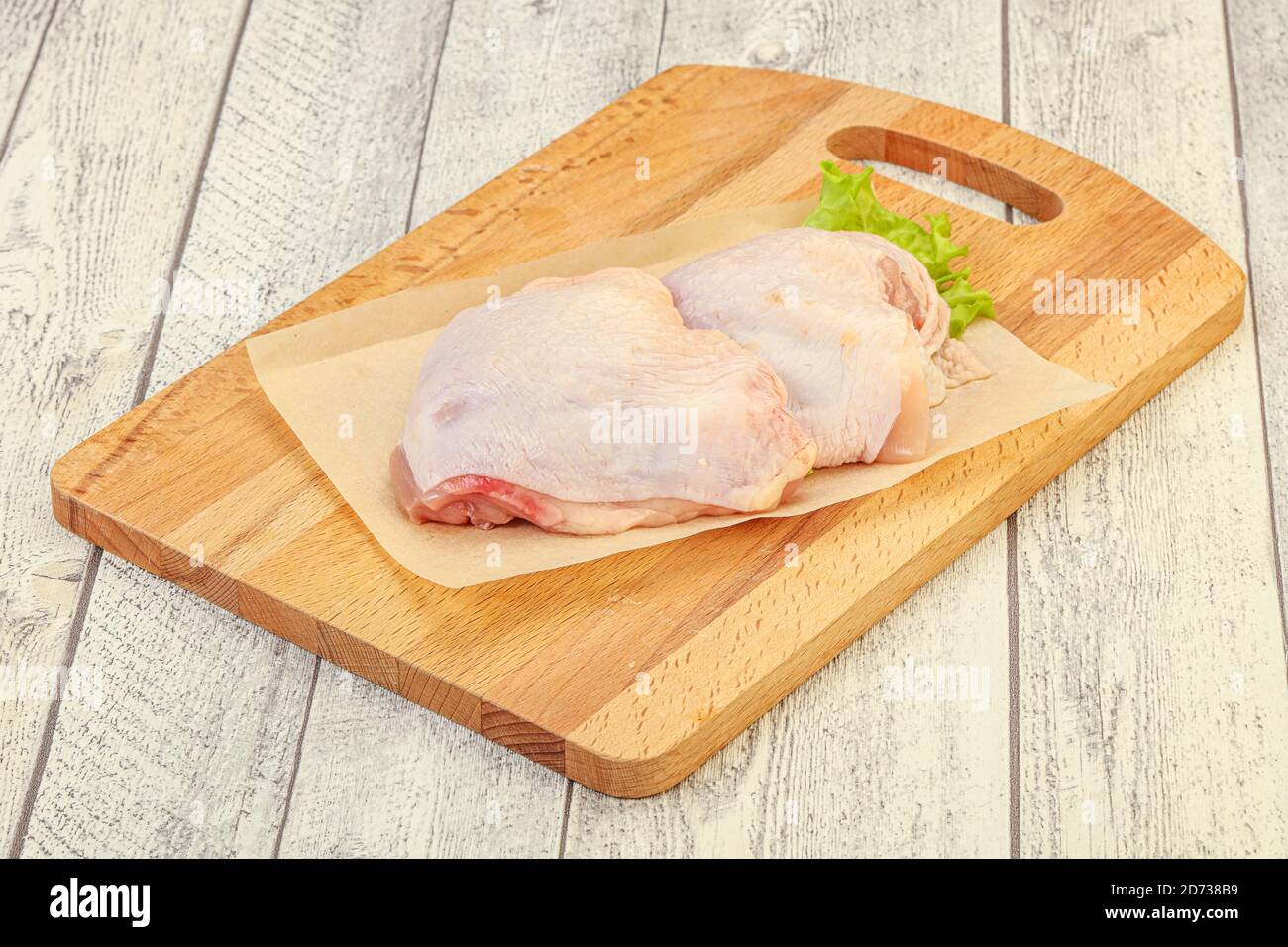 Raw chicken hip ready for cooking Stock Photo - Alamy
