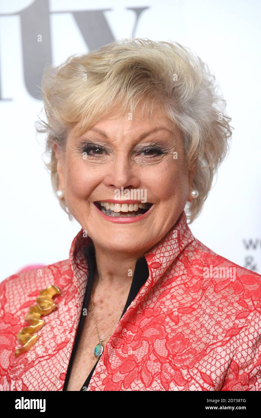 Angela Rippon attending the Women in Film and TV Awards 2019 at the ...